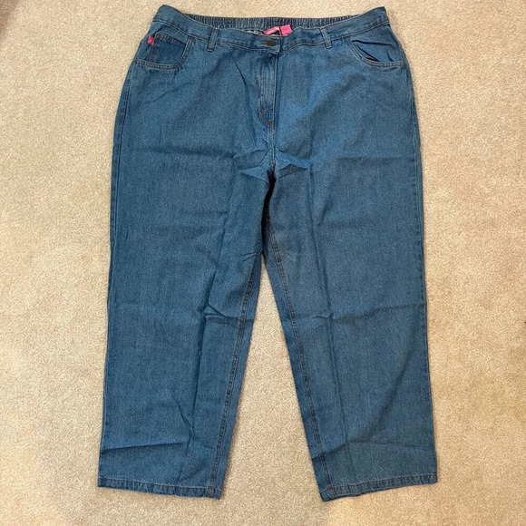 Woman Within | Jeans | Woman Within Classic Fit Elastic Waist Straight ...